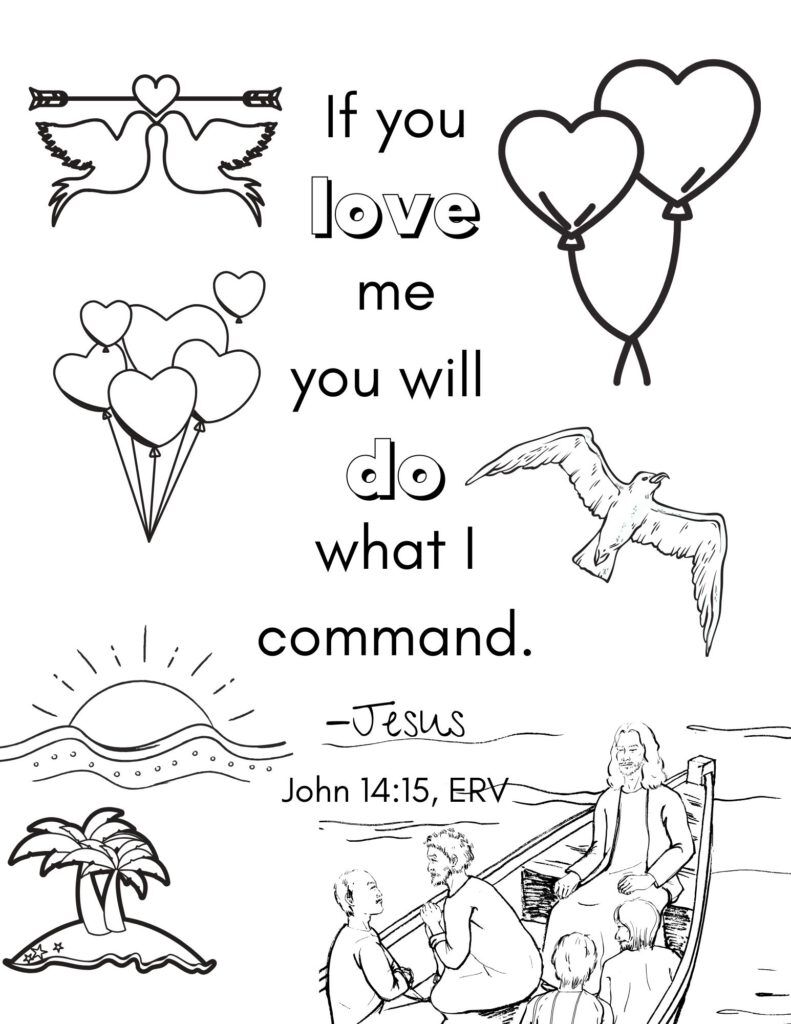 Free Bible Coloring Pages For Kids - Download Now - Gentle Christian ...