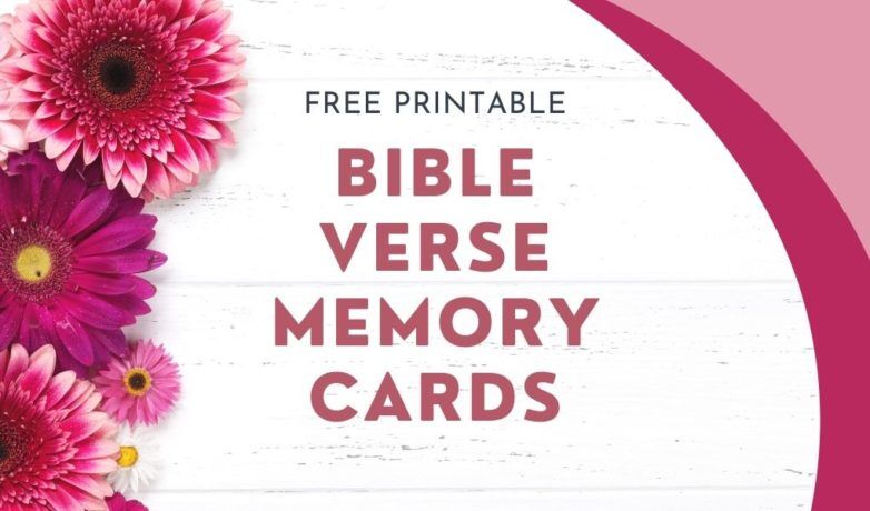 Bible Verse Cards - Free Printable Scripture Cards